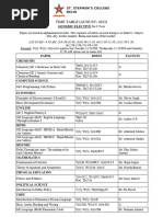 Primary Teacher Wise Time Table | PDF