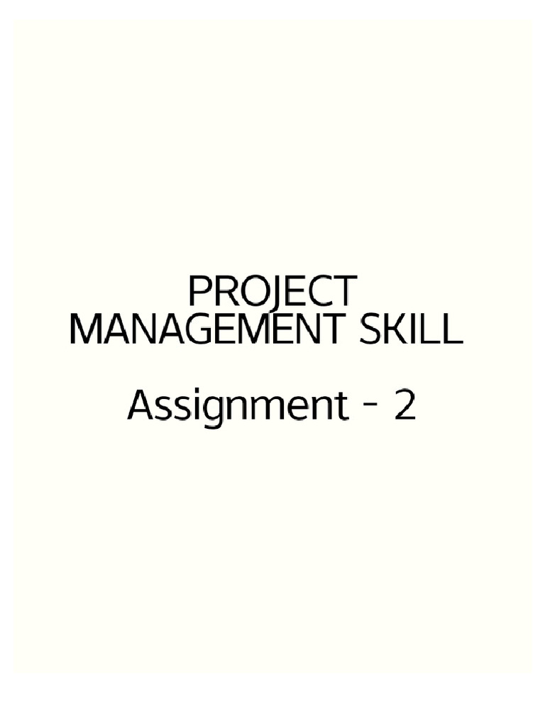 PMS assignment 2 | PDF