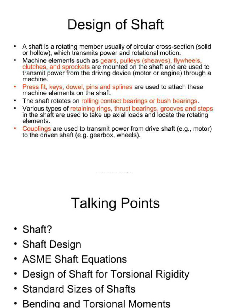 Shaft Design | PDF