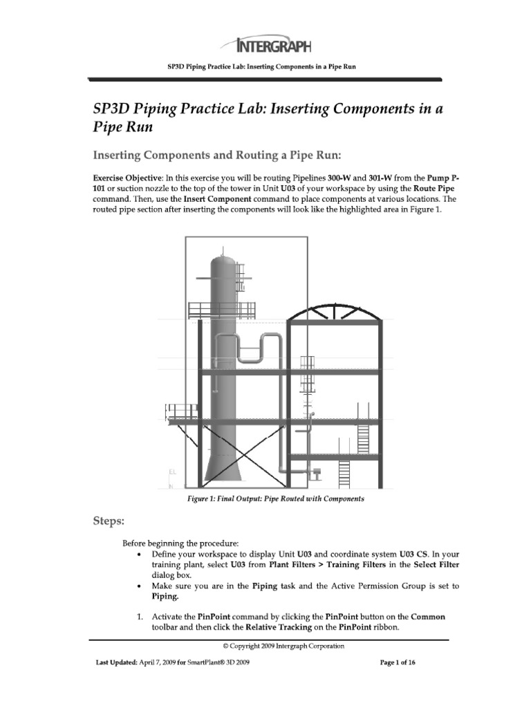 sp3d lab insertion | PDF