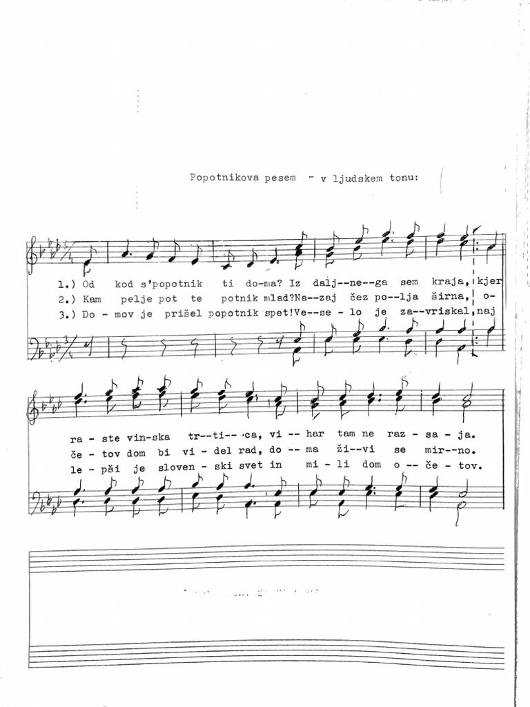 Popotnikova Pesem | PDF