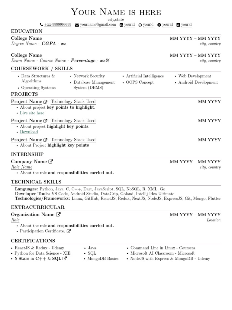My_resume | PDF | Sql | Databases