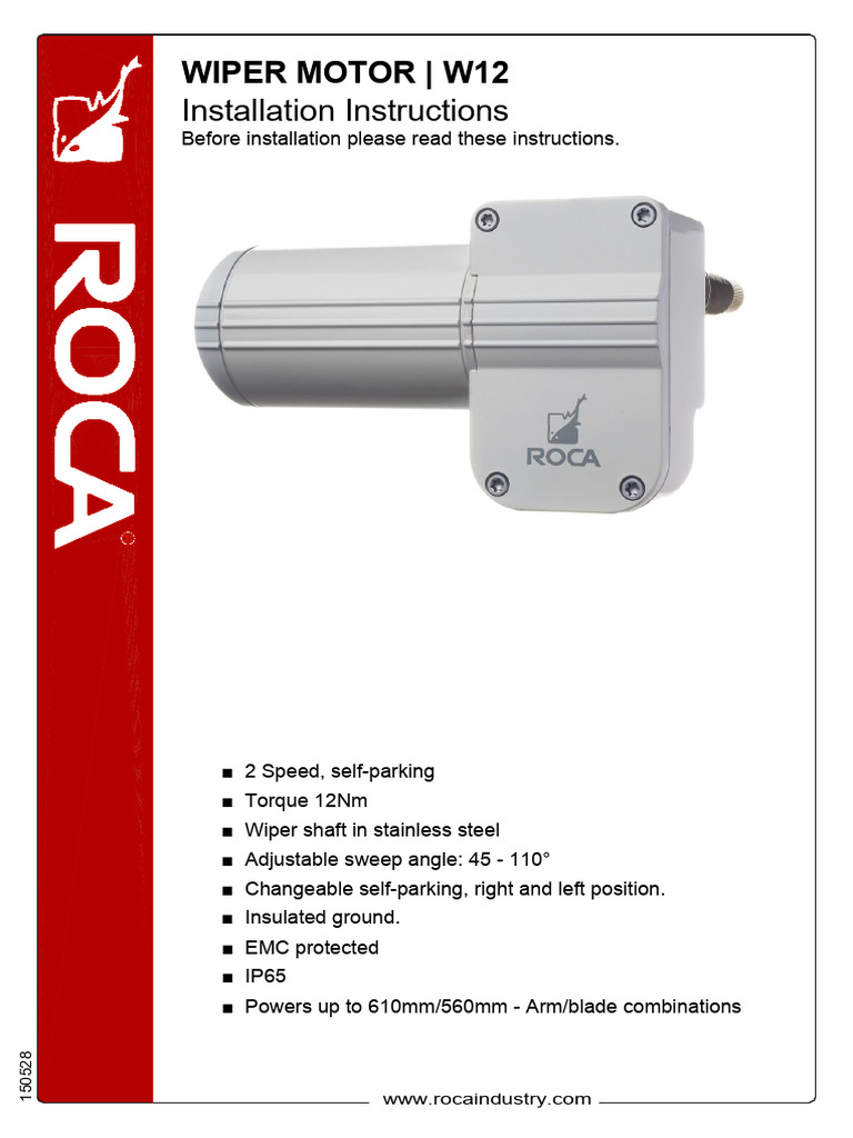 ROCA-Inst W12 | PDF | Fuse (Electrical) | Electrical Components