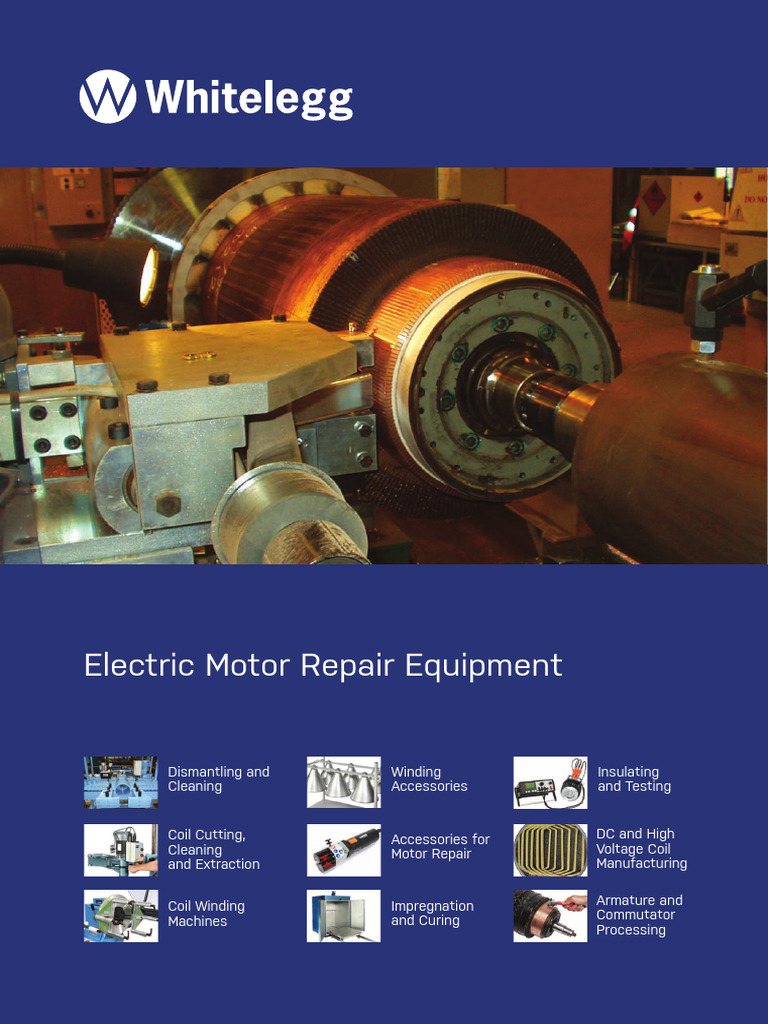 Whitelegg General Rewind Catalogue | PDF | Electric Motor | Insulator (Electricity)