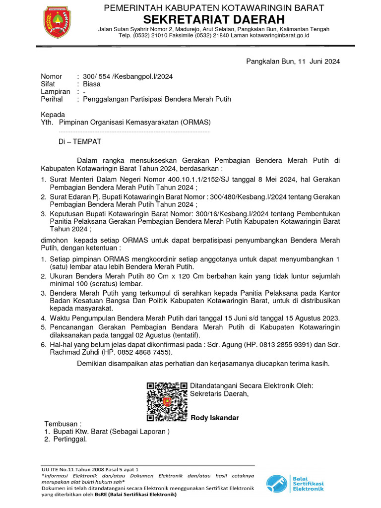 Pimpinan ORMAS (penggalangan Partisipasi Bendera Merah Putih) | PDF Pimpinan ORMAS (penggalangan Partisipasi Bendera Merah Putih) | PDF
