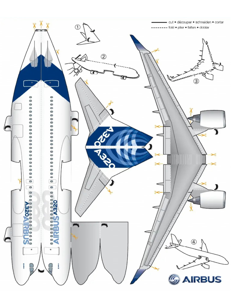 A320 Neo Paper Airplane | PDF