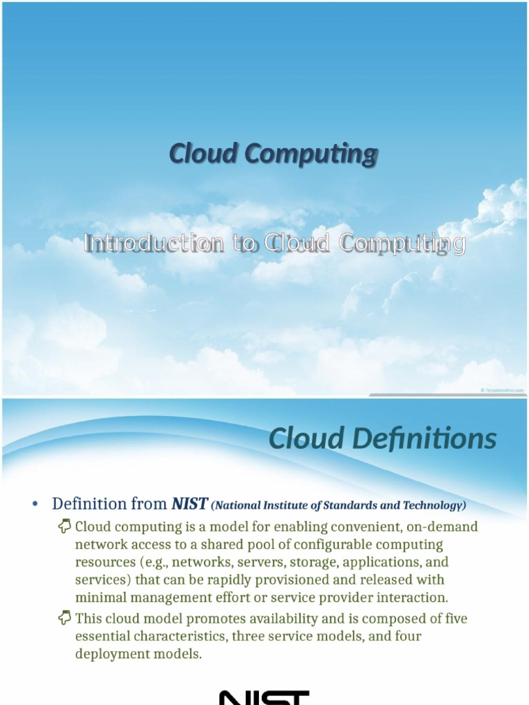 Lecture2 IntroductiontoCloudComputing | PDF