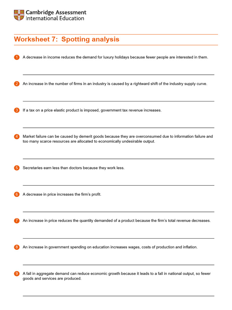 Ao2 Worksheet 7 Spotting Analysis Pdf