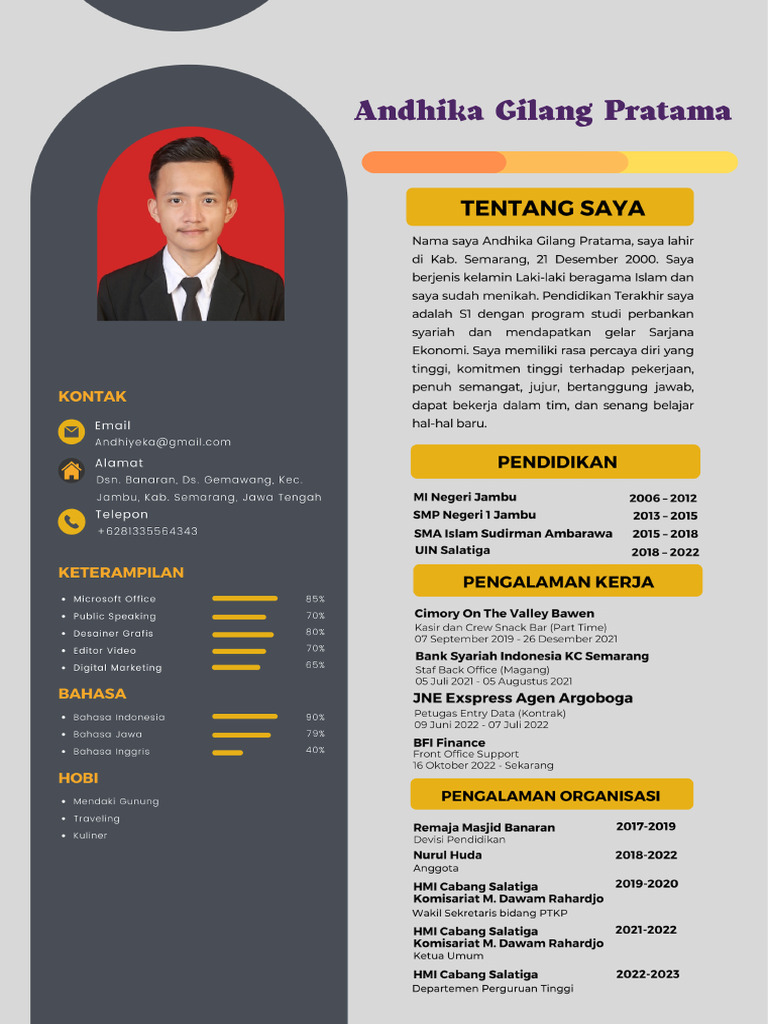 CV Andhika Gilang Pratama | PDF