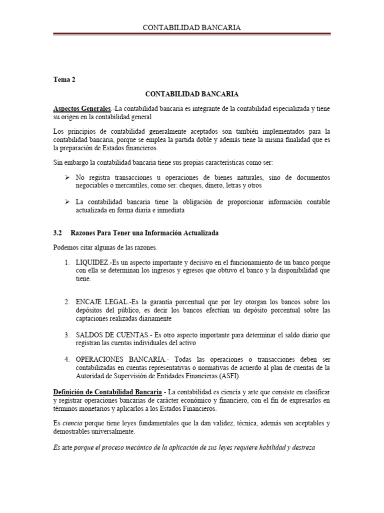 UNIDAD 2 Bancos_020246 | PDF | Contabilidad | Bancos