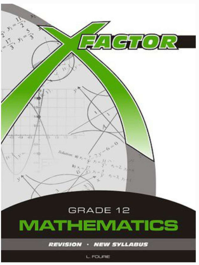 Grade 12 Maths X-factor | PDF | Mathematics | Trigonometric Functions