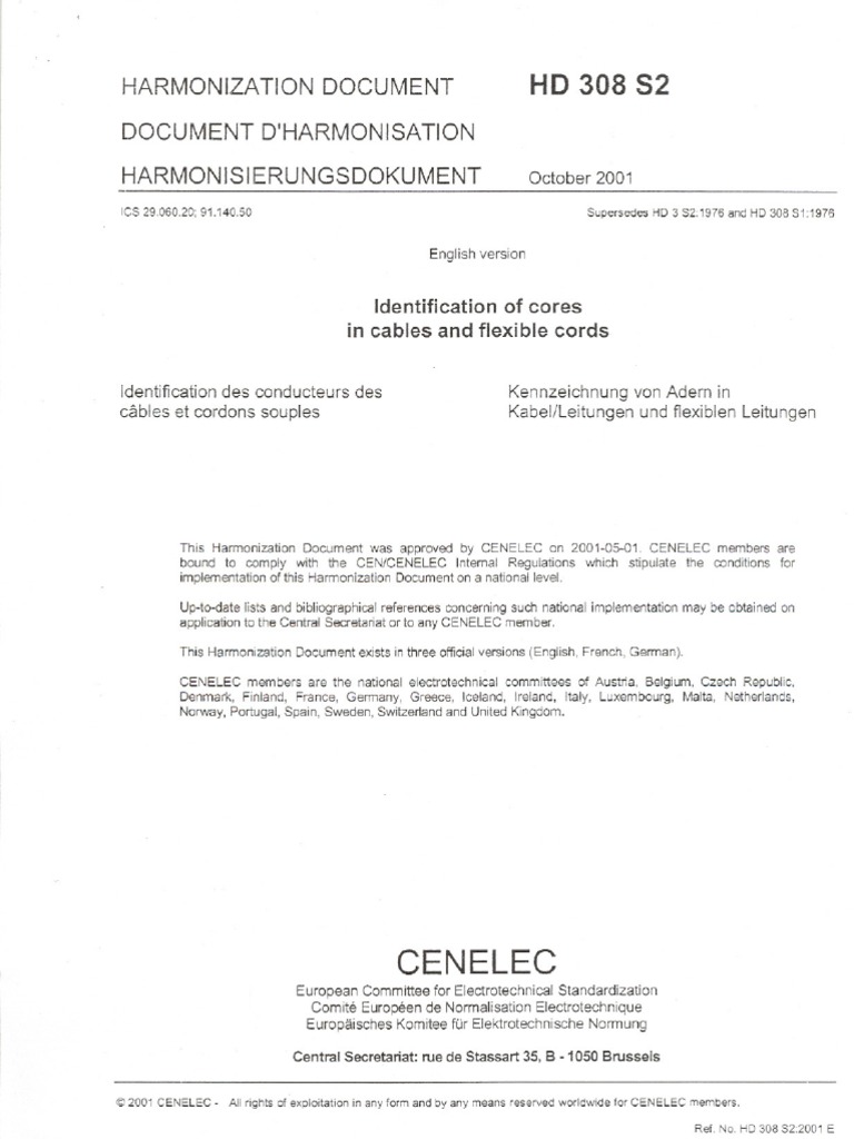 HD 308 S2 | PDF | Cable | Multi Core Processor