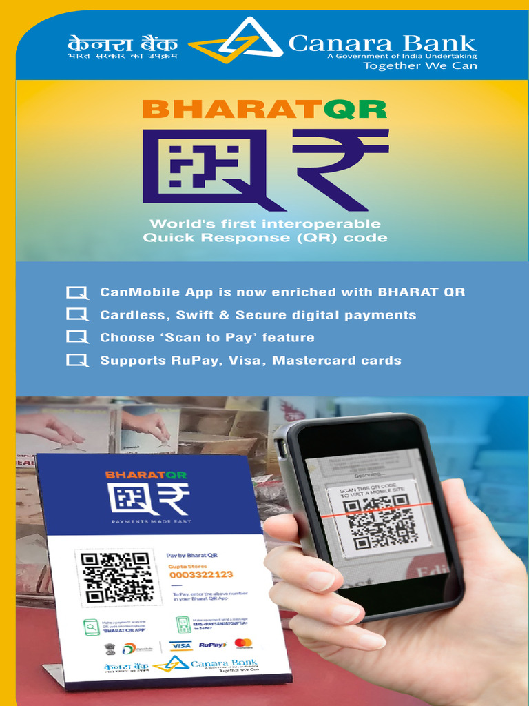 Bharat QR Leaflet | PDF | Finance & Money Management