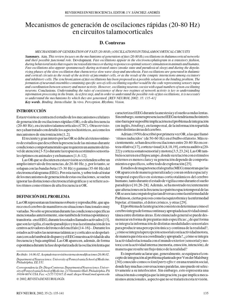 6.EEG Oscil Rapidas | PDF | Neurona | Sinapsis