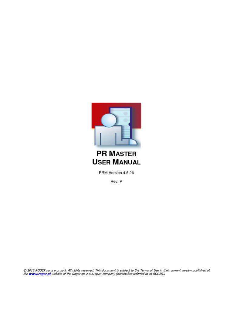 IO PR Master EN | PDF | Installation (Computer Programs) | Password