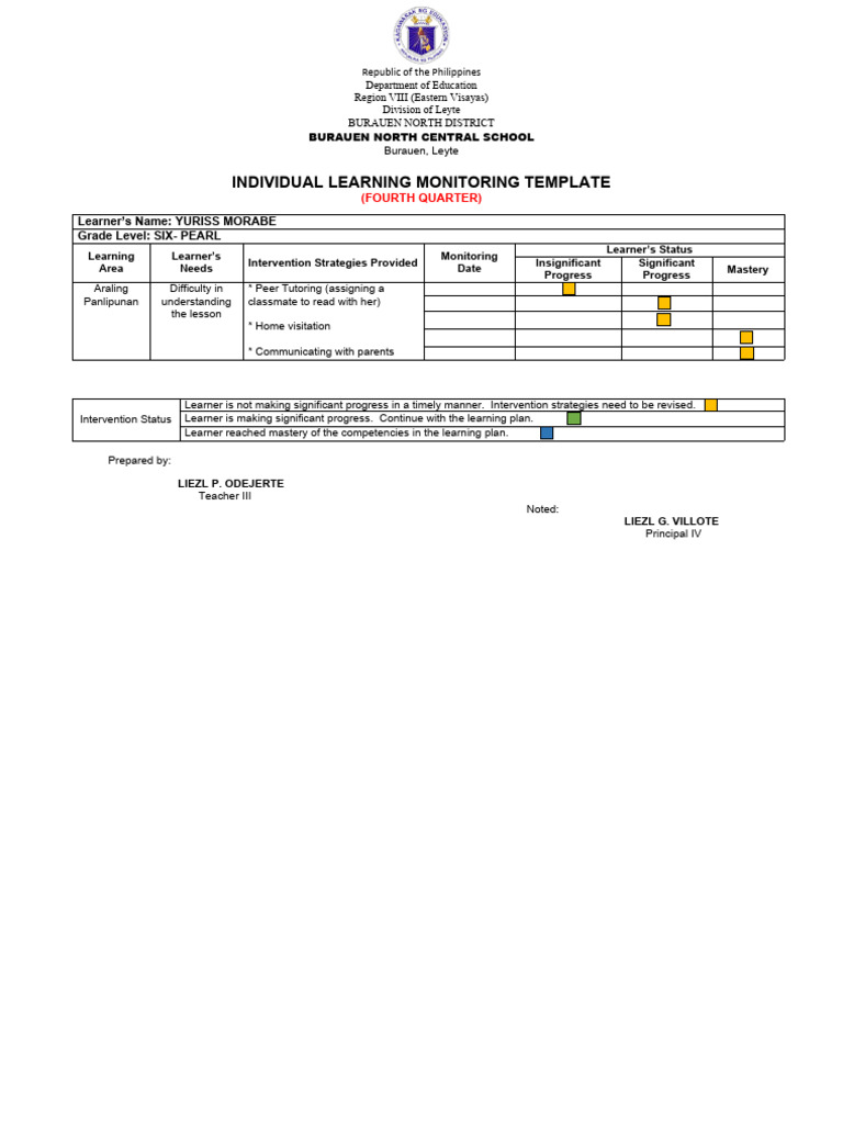 Individual Learning Plan | PDF