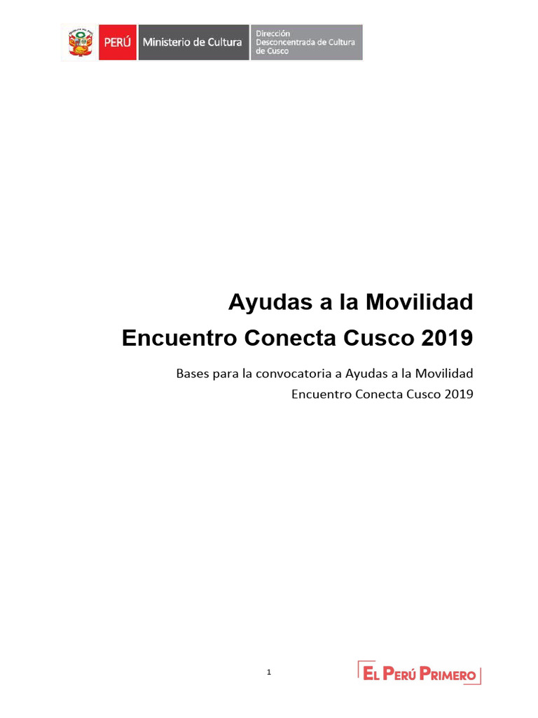 Conecta Cusco 2019 | PDF | Perú