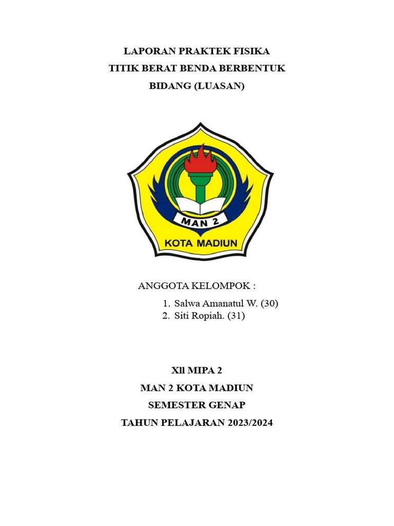 Laporan Praktek Fisika | PDF