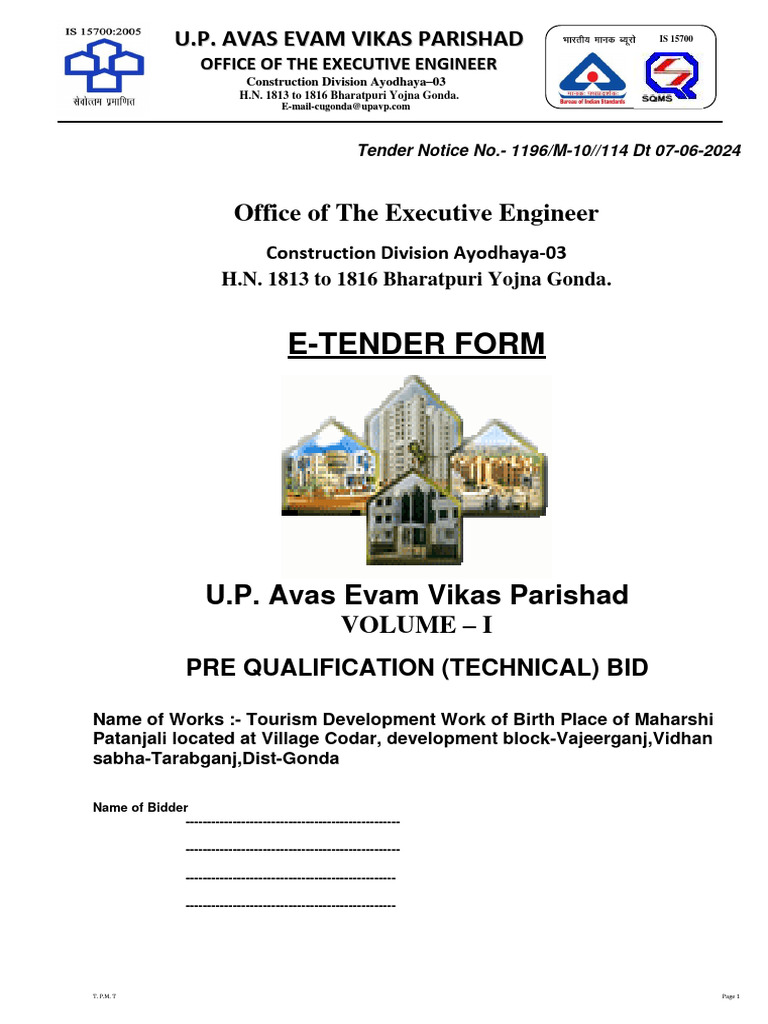 Technical Bid | PDF | Specification (Technical Standard)