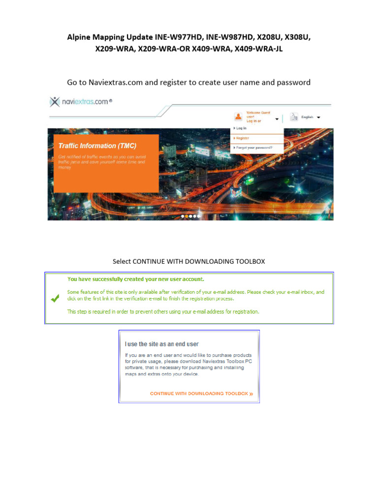 Alpine Map Update For INE-W987HD - X308U - X209-WRA - X209-WRA-OR ...