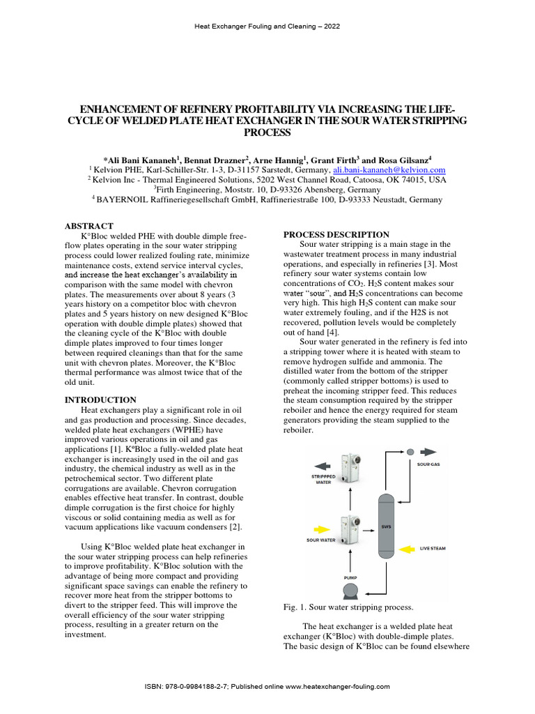 S3 1230 Monday Ali Bani Kananeh - Revised 1 | PDF | Heat Exchanger | Gases