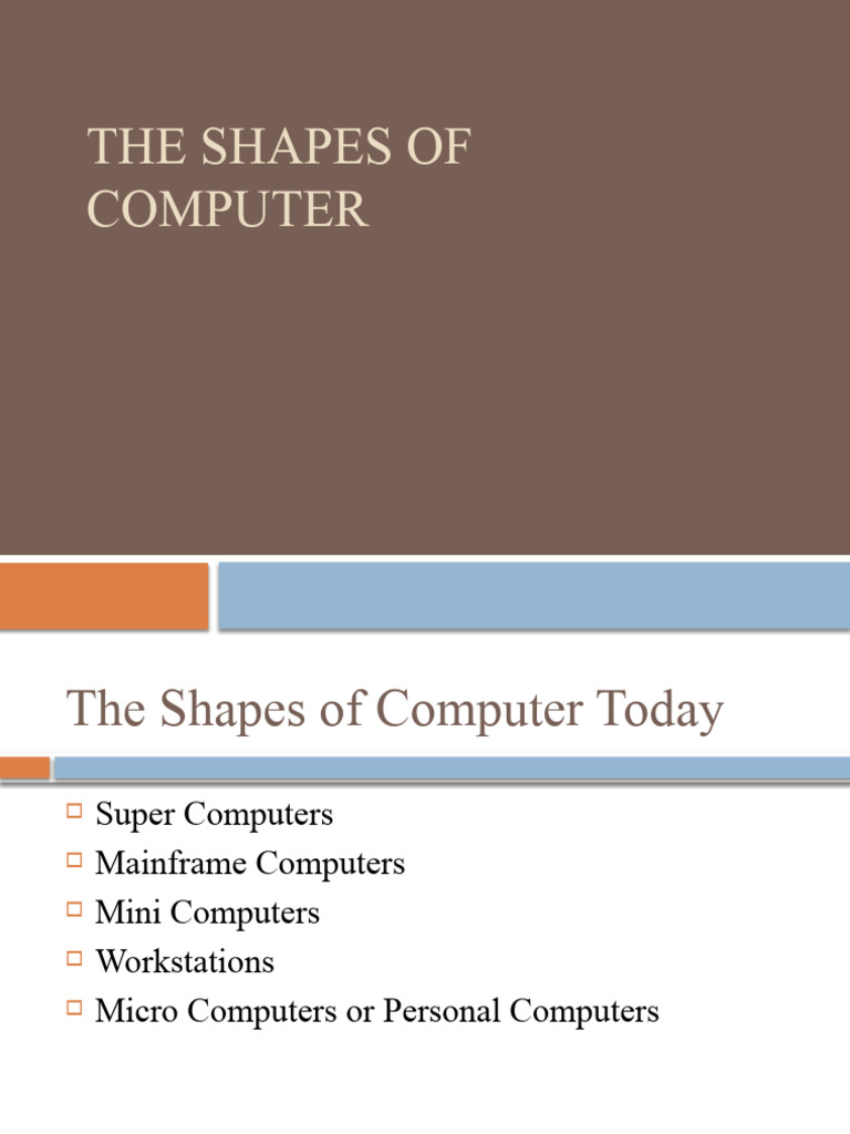 Computer Types Explained | PDF