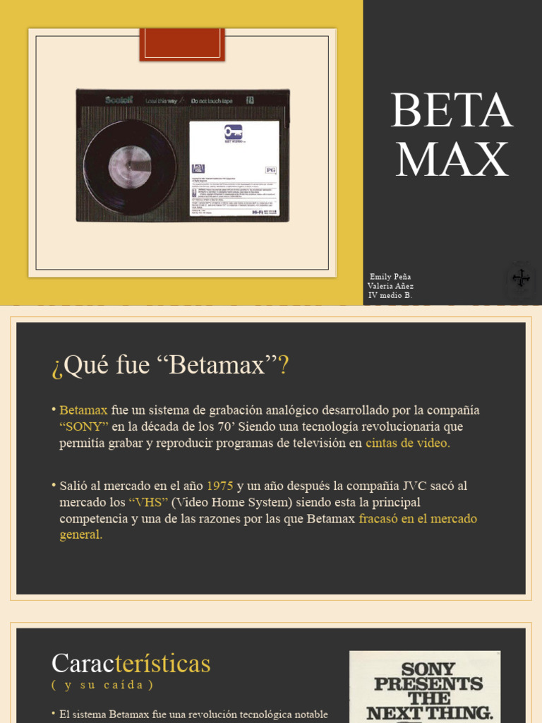 Betamax | PDF | Informática | Tecnología