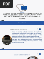 Saugaus Darbo Virtualioje Erdvėje Principai | PDF