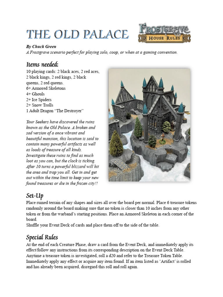 The Old Palace | PDF