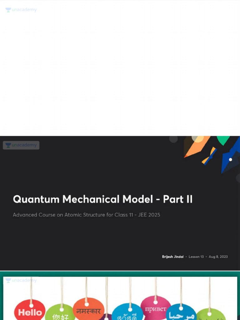 Quantum Mechanical Model Part II With Anno | PDF