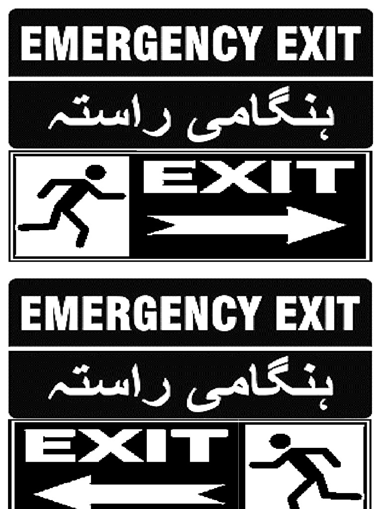 Emergency Exit Signs | PDF