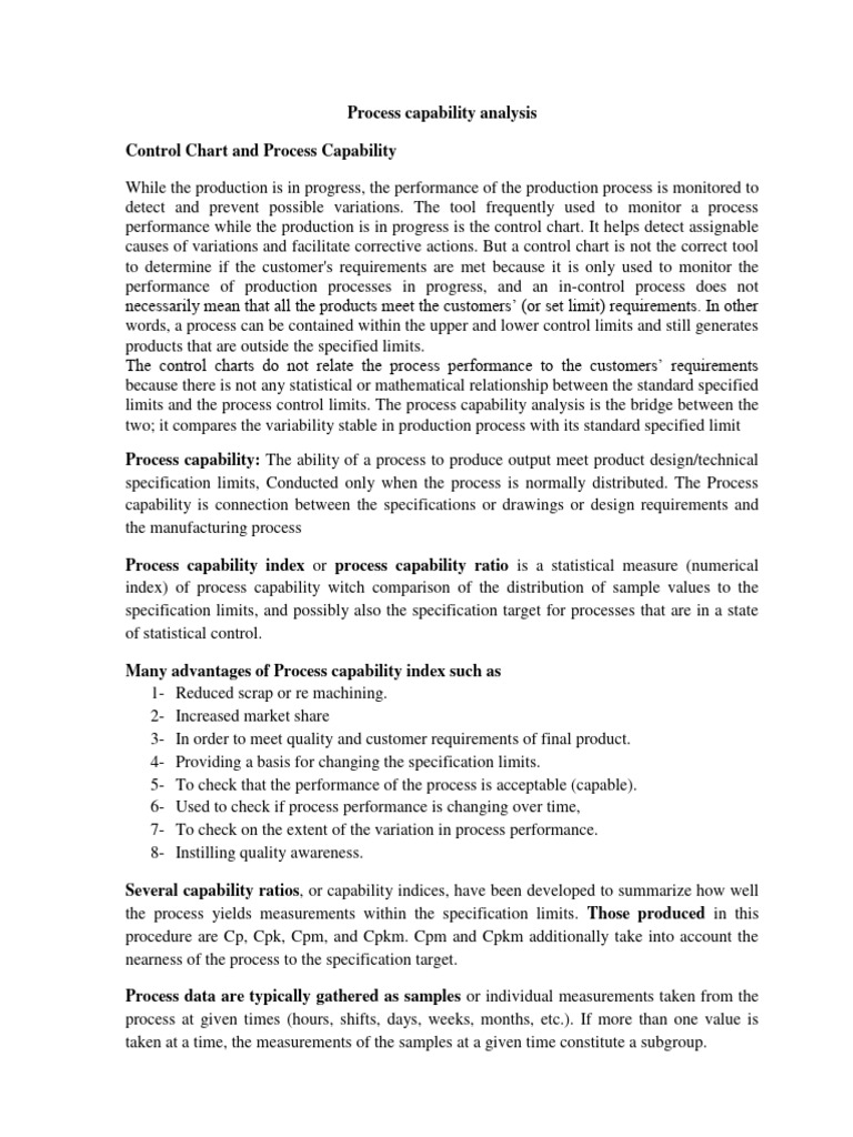 4 ISO Process Capability | PDF | Statistics | Applied Mathematics
