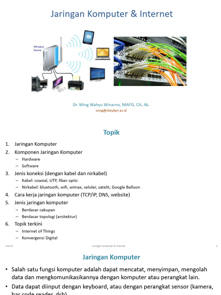 Panduan Jaringan Komputer dan Internet | PDF | Bisnis | Komputer