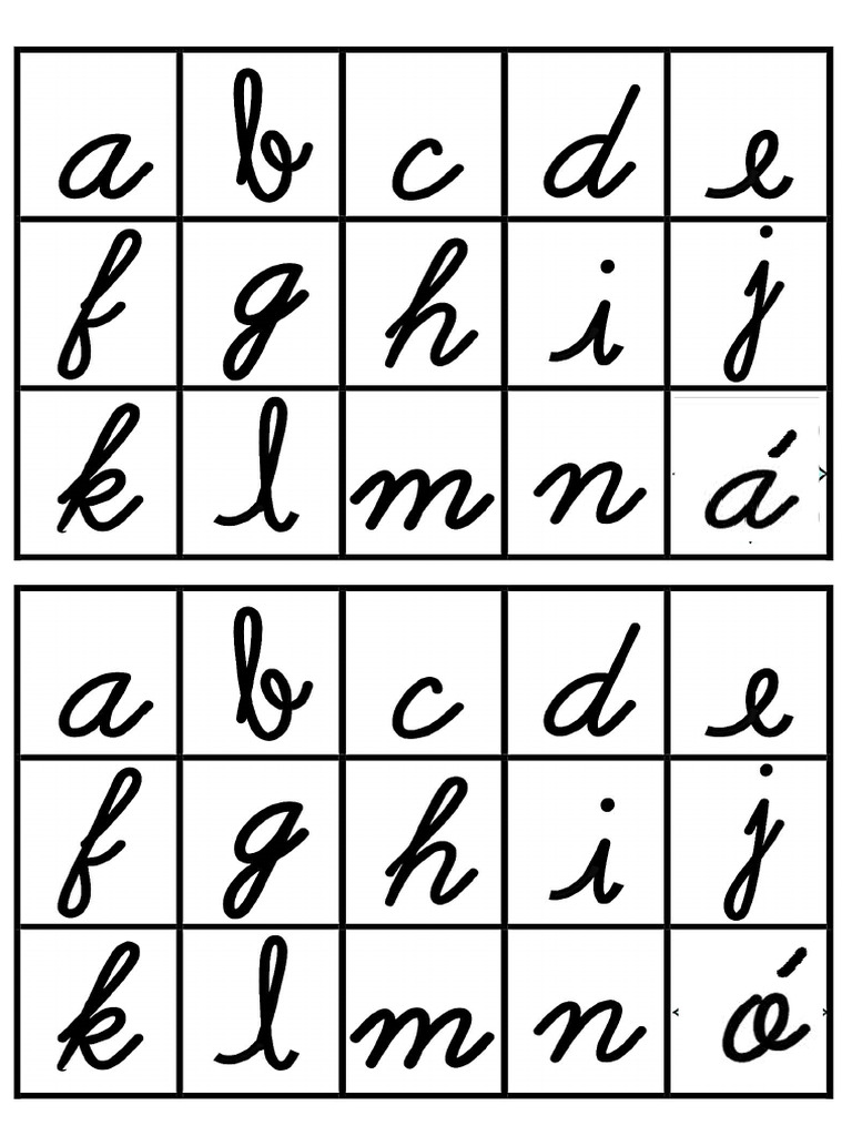 LETRAS MÓVILES, pegar en cartulina, plastificar y recortar cada letra ...