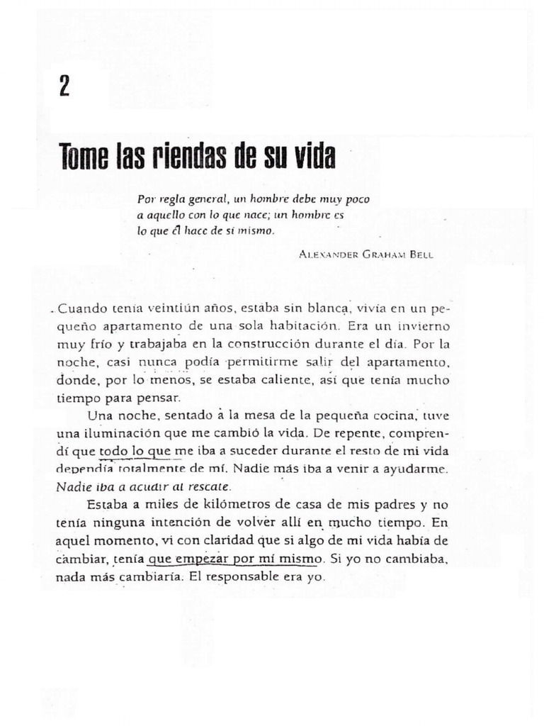 Metas - Capítulo 2 - Tome Las Riendas de Su Vida | PDF