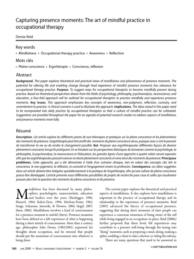 Capturing Present Moments, The Art of Mindfulness Practice in ...