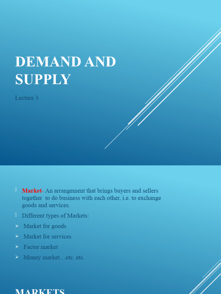 Understanding Demand and Supply Dynamics | PDF | Supply And Demand ...
