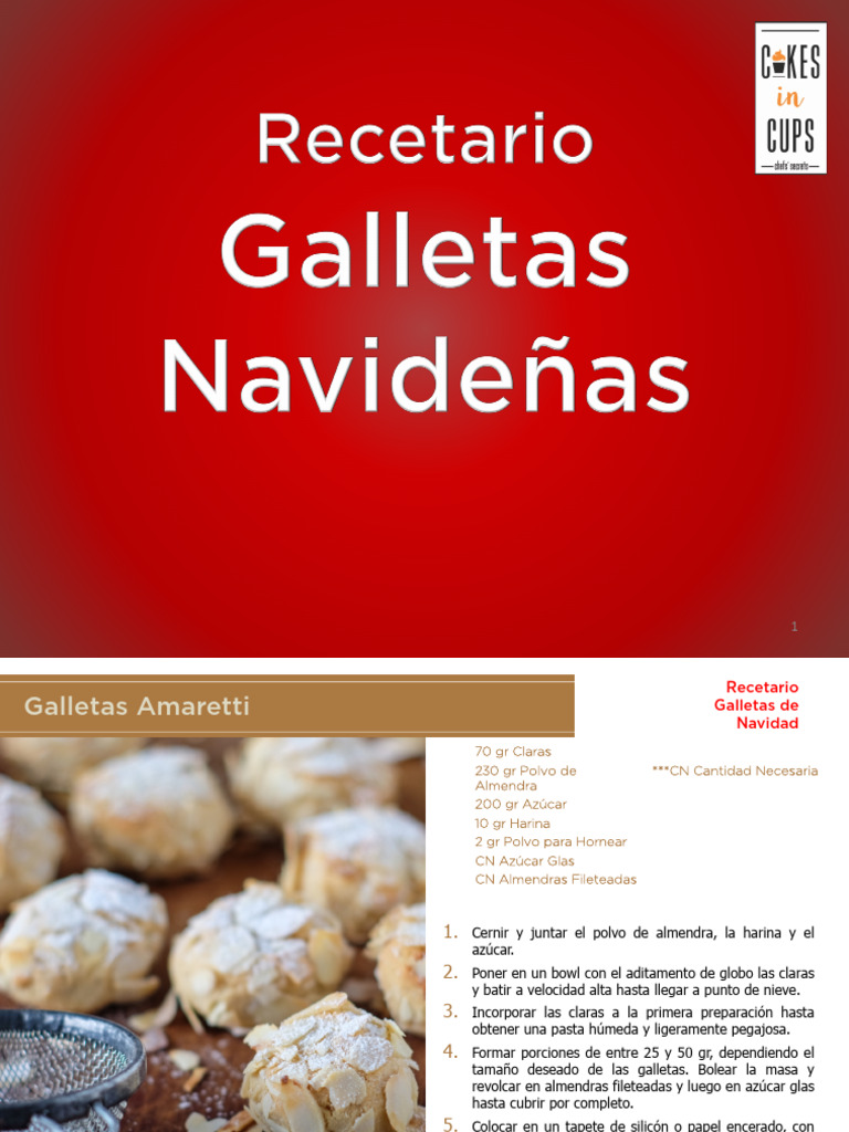 2021 - Recetario Digital Galletas de Navidad | PDF | Galleta | Chocolate