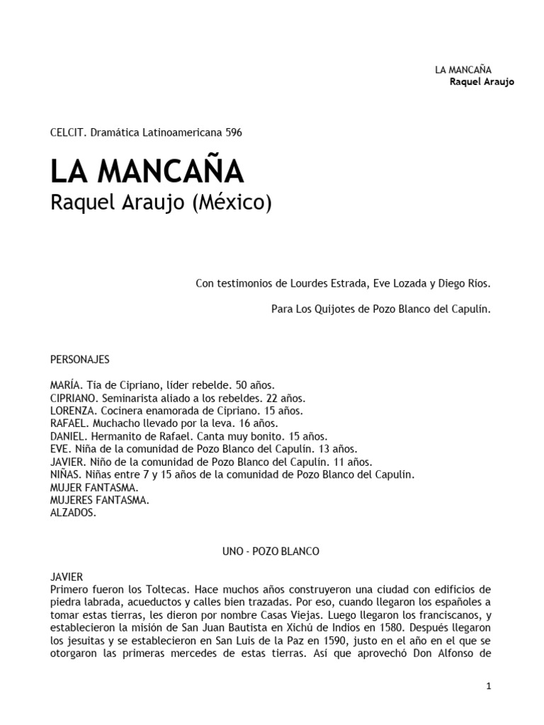 Historia de Pozo Blanco del Capulín | PDF