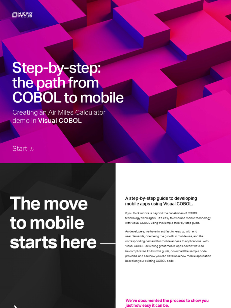 Step by Step The Path From Cobol To Mobile Guide | PDF | World Wide Web | Internet & Web