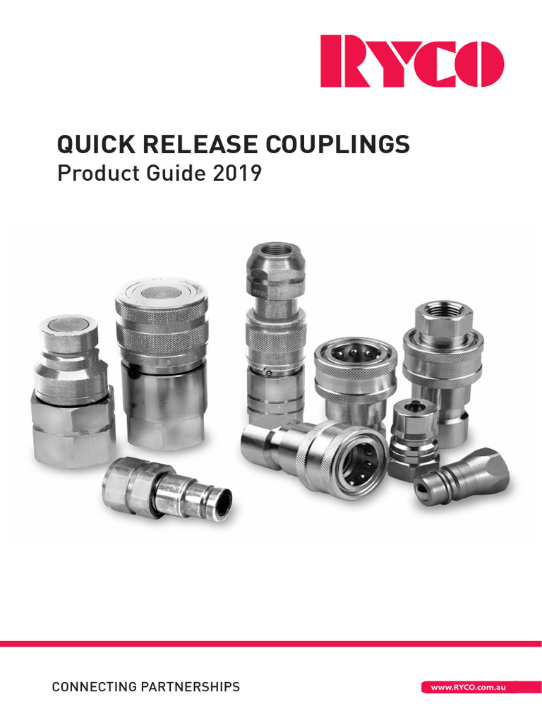 RYCO Quick Release Couplings Product Guide | PDF | Occupational Safety And Health | Safety