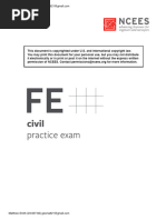 PE Civil - Structural Practice Exam | PDF | Beam (Structure) | Deep ...