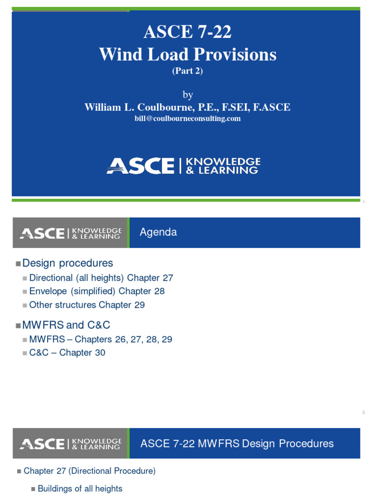 ASCE 7-22 Wind Load Design Guide | PDF | Wound | Pressure