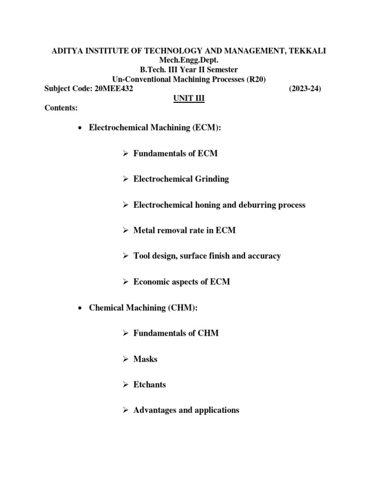 Ucmp Unit III | PDF | Electrochemistry | Hydroxide