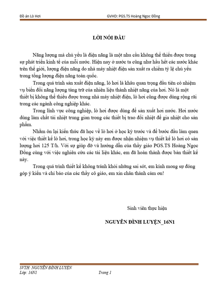 Do An Lo Hoi | PDF