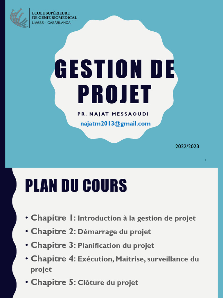 Introduction à la Gestion de Projet | PDF | Gestion de projet ...