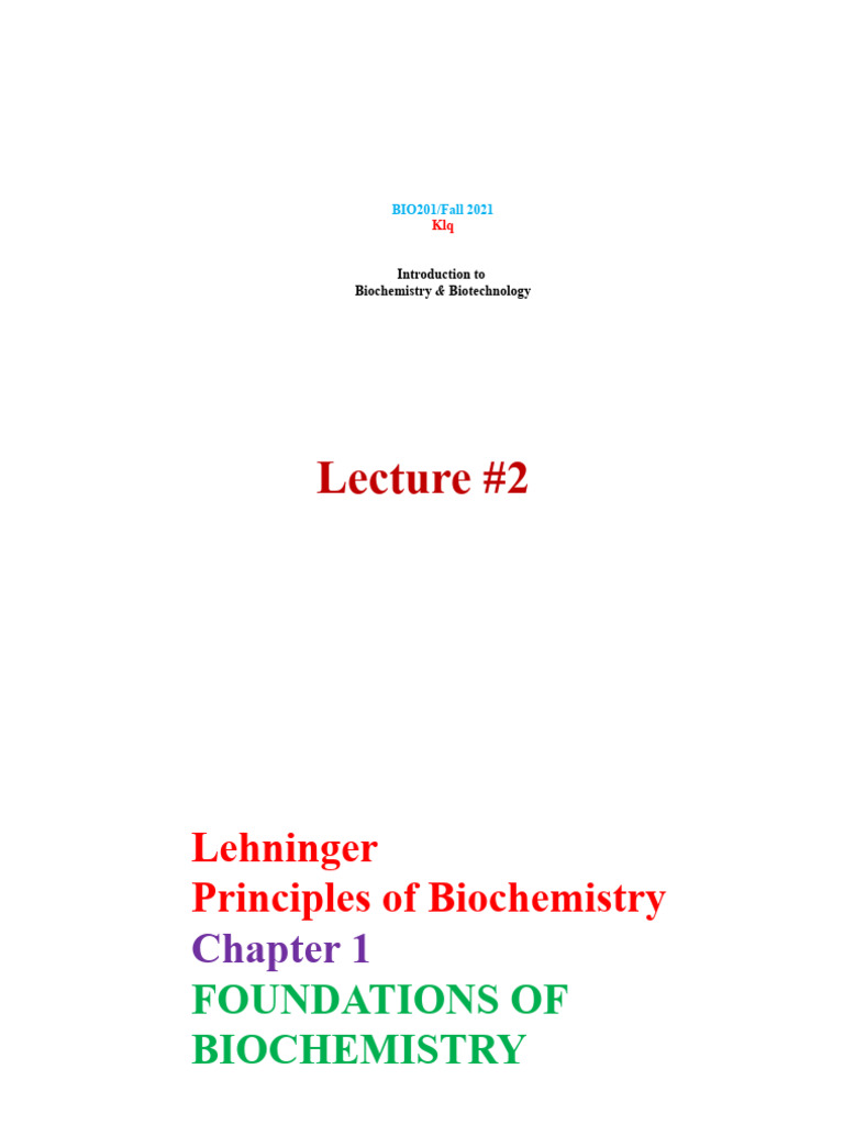 Lecture 2 BIO201 | PDF | Gibbs Free Energy | Cell (Biology) Lecture 2 BIO201 | PDF | Gibbs Free Energy | Cell (Biology)