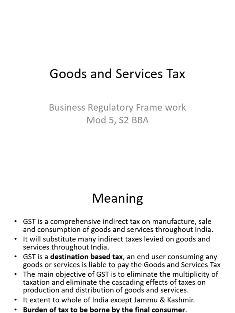 BRF Mod 5-GST | PDF | Taxes | Value Added Tax