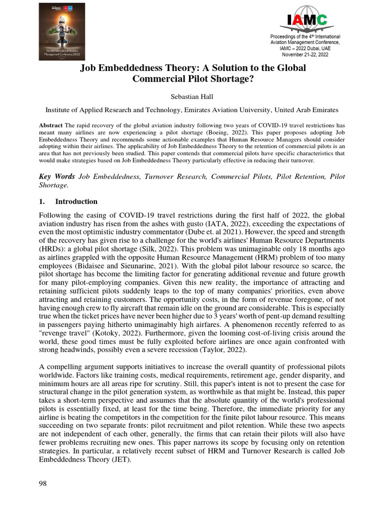 Job Embeddedness Theory | PDF | Cost Of Living | Human Resource Management