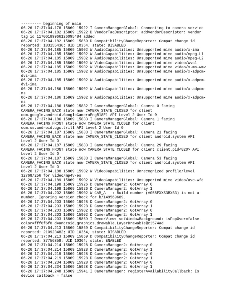 Logcat 1719398224126 | PDF | Operating System Technology | Computer Architecture